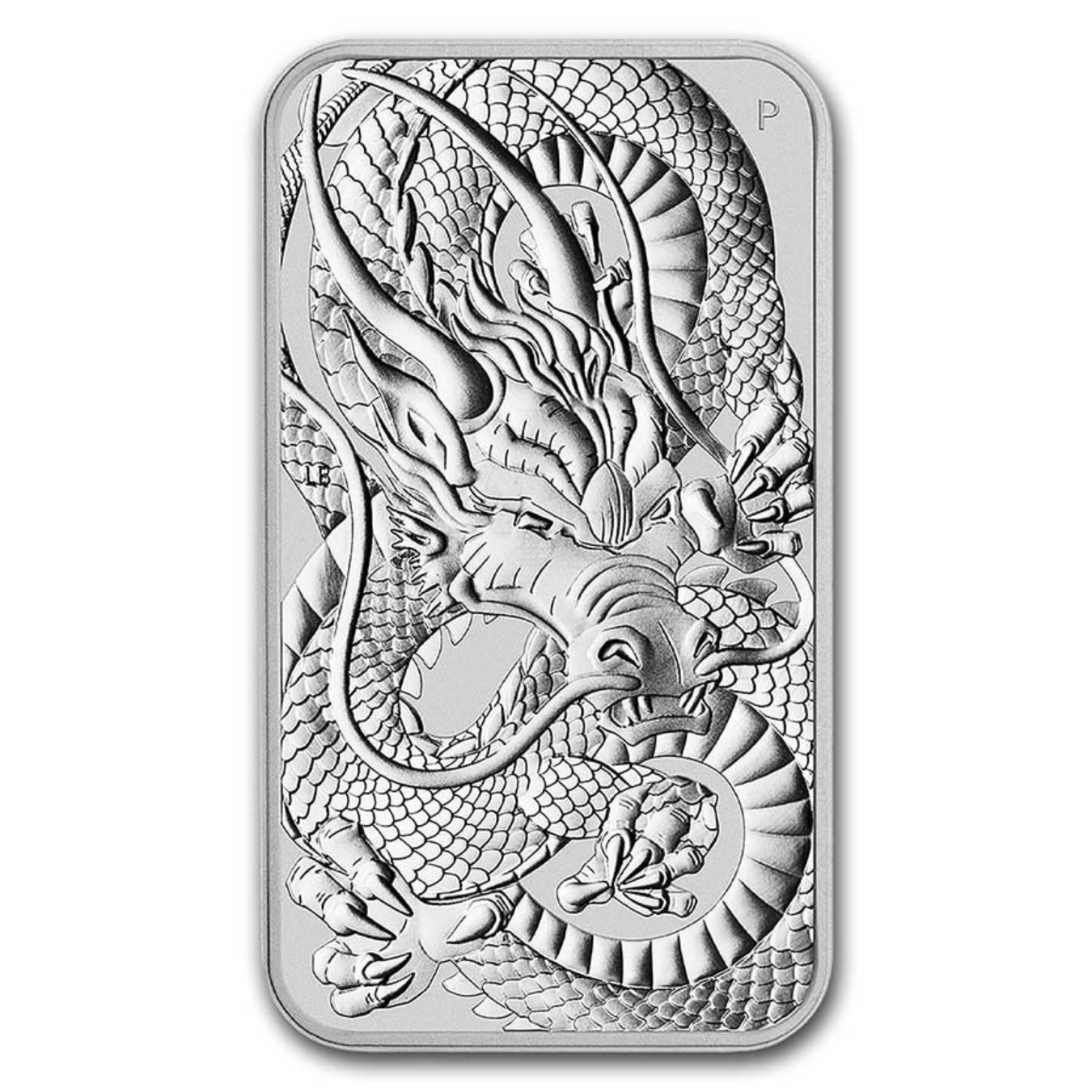 RJBullion. 2021 Perth Mint Australian Lunar Dragon 1 oz Silver Bar